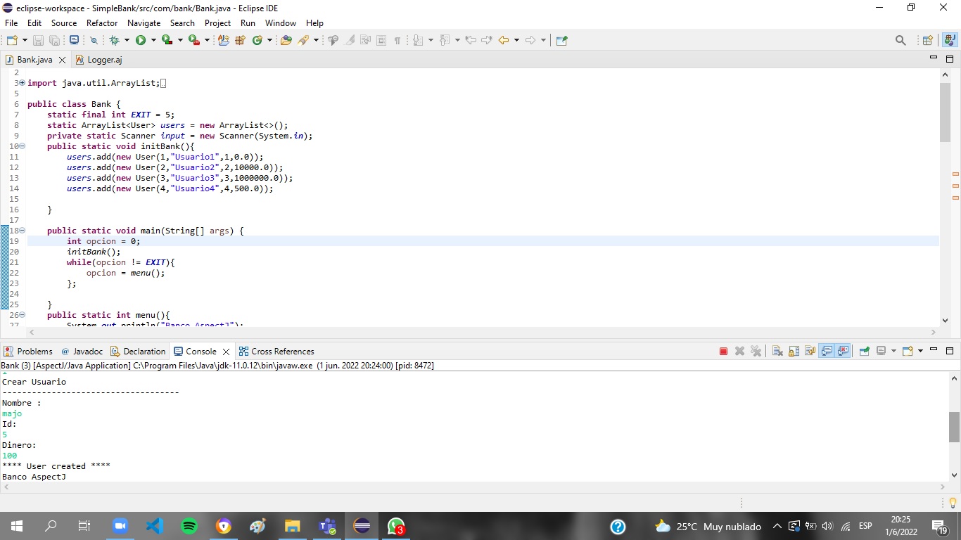 GitHub - glorona/Taller02-Aspectos: Diseño de Software Taller 2 G2