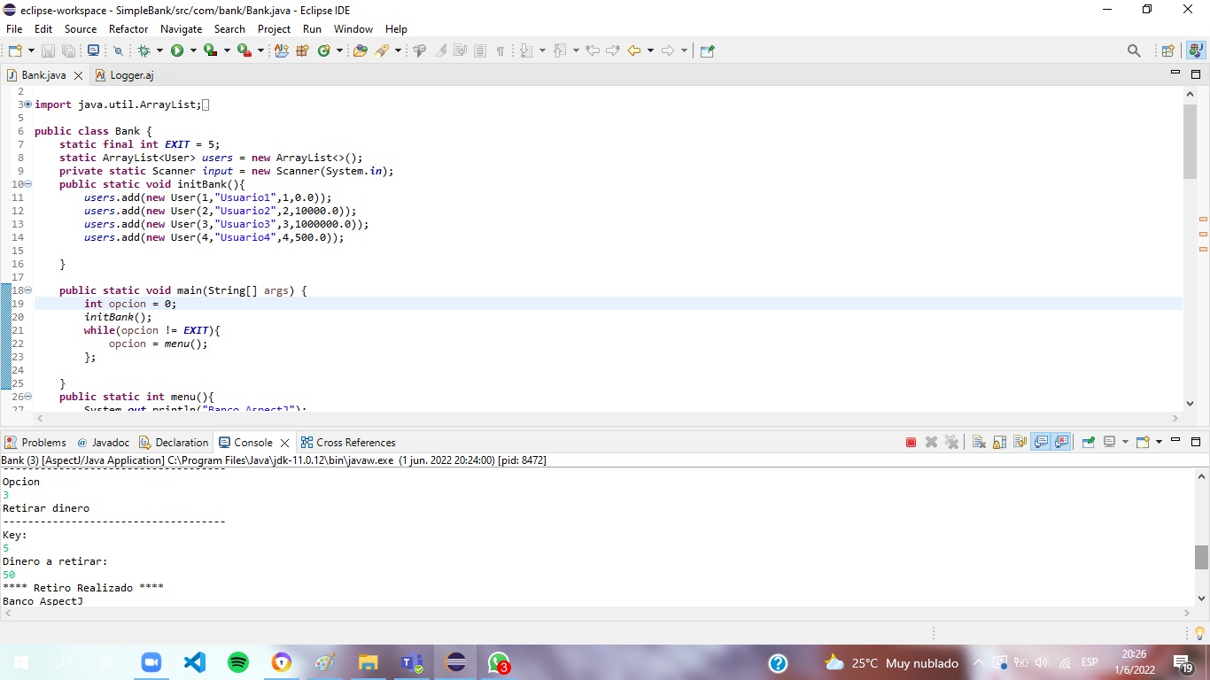 GitHub - glorona/Taller02-Aspectos: Diseño de Software Taller 2 G2