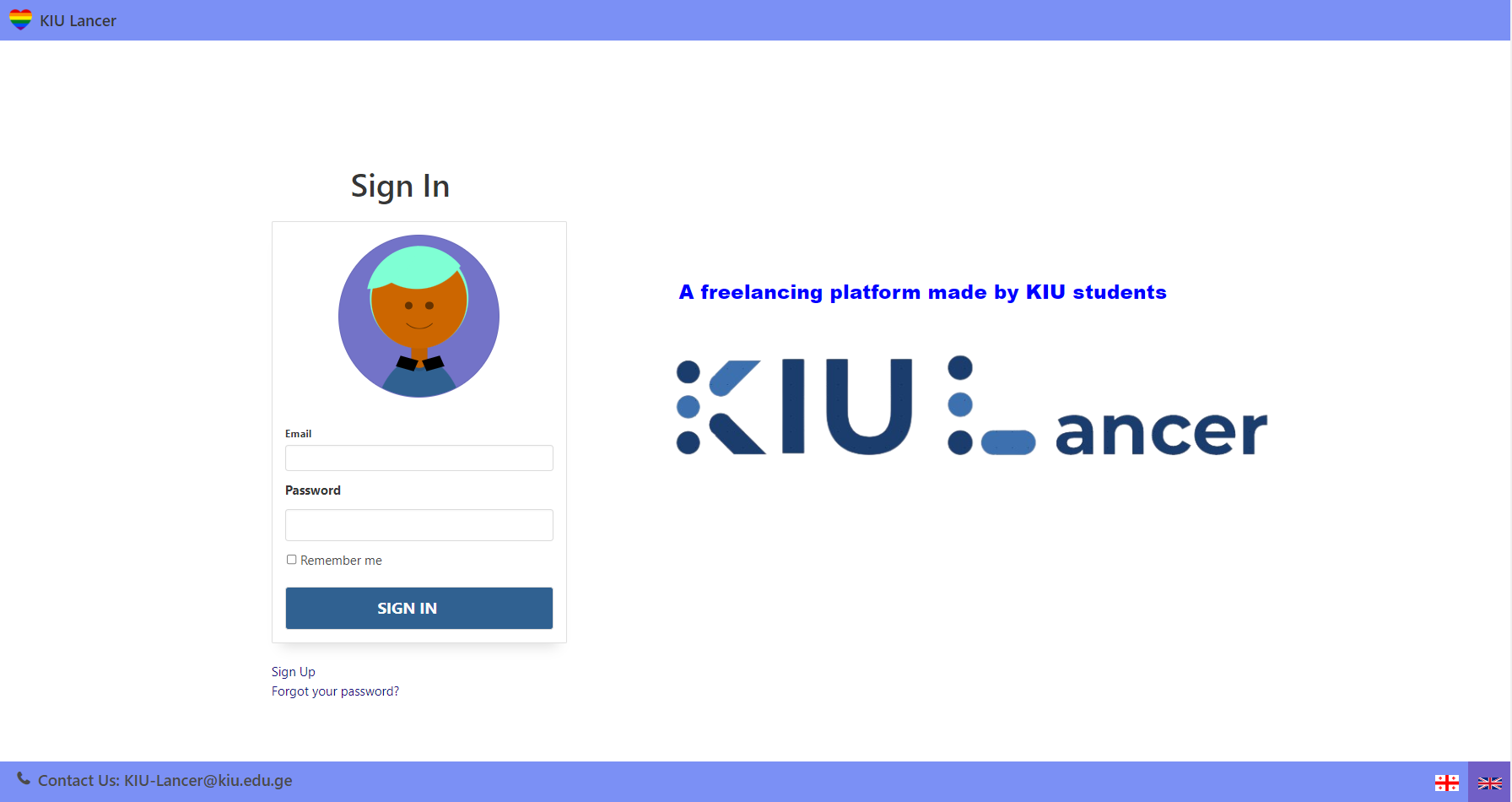 GitHub - GigaChubinidze/KIU-Lancer