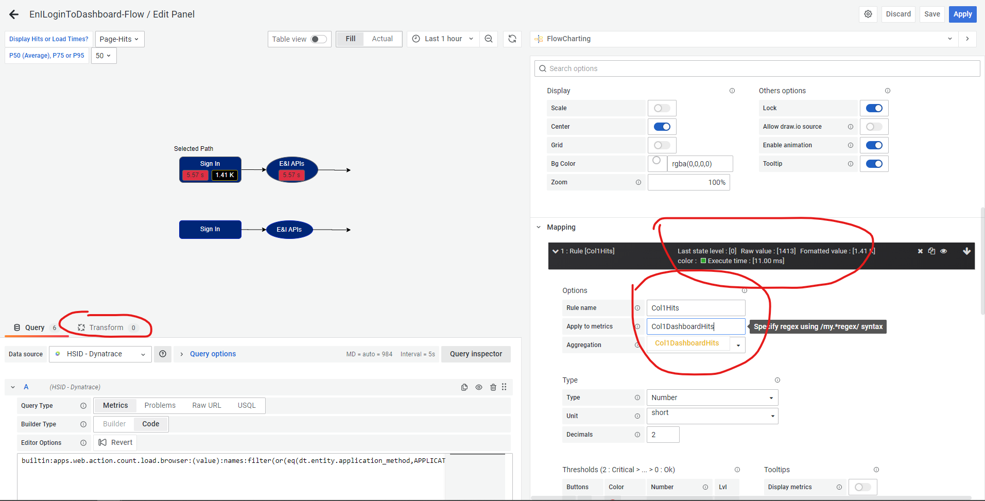 Adding Transforms breaks Rules · Issue #321 · algenty/grafana-flowcharting · GitHub