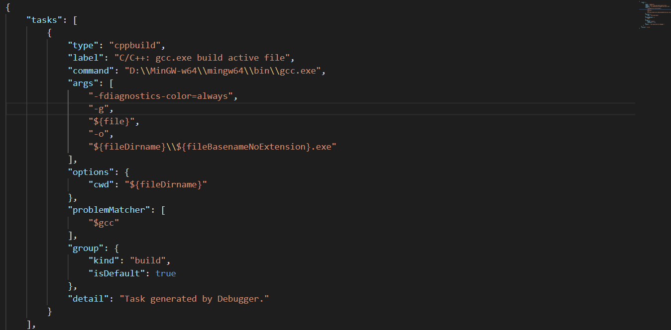 When I compile a C file, the vscode is always Building and seems not to ...