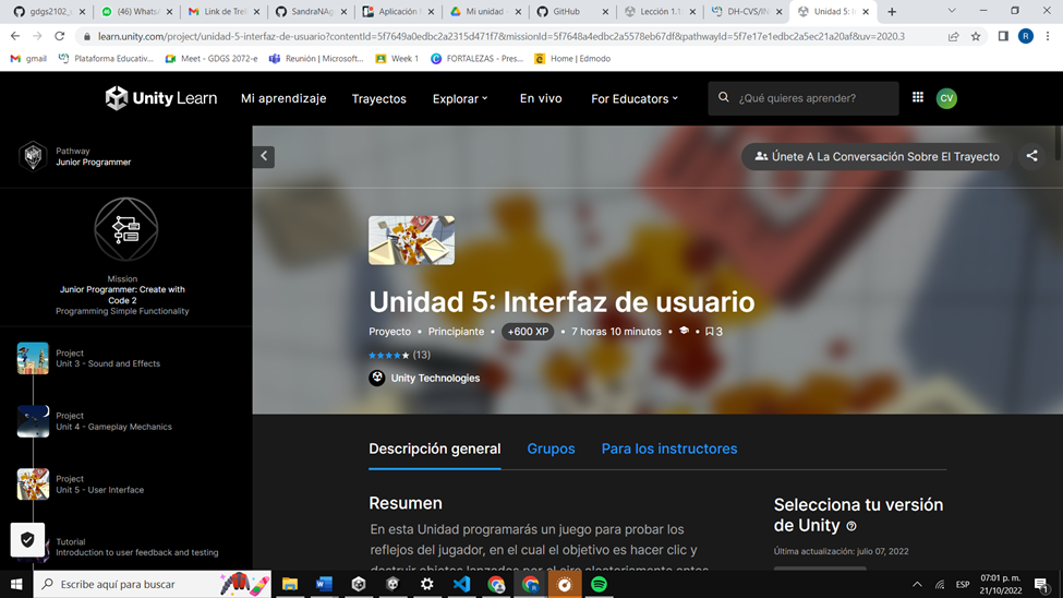 GitHub - caroramos23/unity_learn