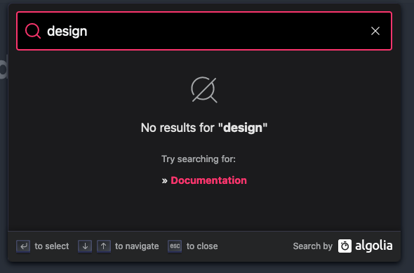 docs: Algolia search box on fast.design docs returns no results for most keywords · Issue #6250 ...
