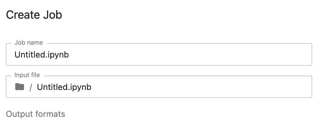 Hide Output Formats Header If No Output Formats Are Present For The Environment · Issue 222 6955
