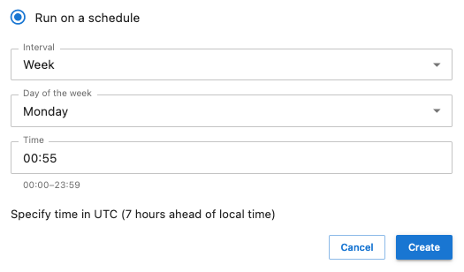 Support UTC-based schedules as an alternate to timezones · Issue #255 ... Support UTC-based schedules as an alternate to timezones · Issue #255 ...