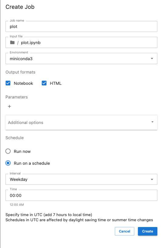 Timezone selector appears when editing job definitions in a UTC-only environment · Issue #279 ...
