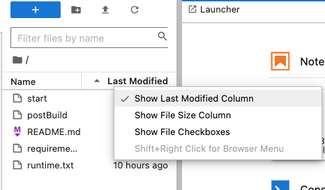 After sorting by date modified, then hiding date modified column, file browser suggests list is ...