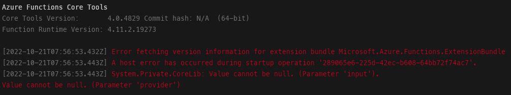 System Private Corelib Value Cannot Be Null Parameter Input · Issue 212 · Azure Azure