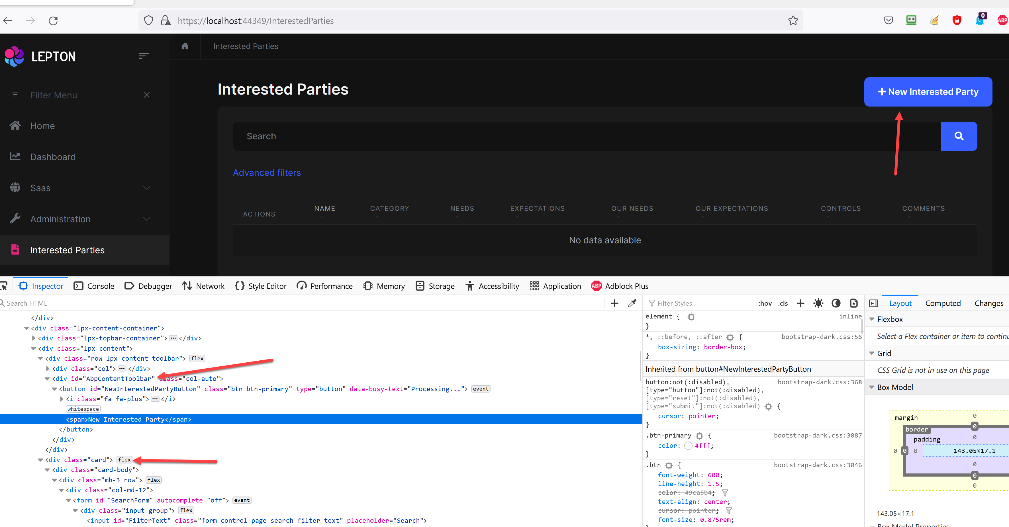 [Commercial] Button in Suite generated code needs padding · Issue #13259 · abpframework/abp · GitHub