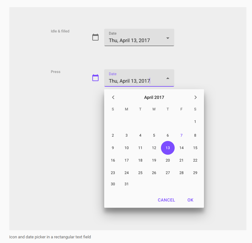 Box style for Select, Menus, Date Pickers and Dropdown. · Issue #1973 ...