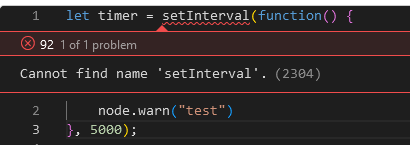 timers in Function node show an error (Node-RED: 3.1.0-beta.2 - MONACO ...
