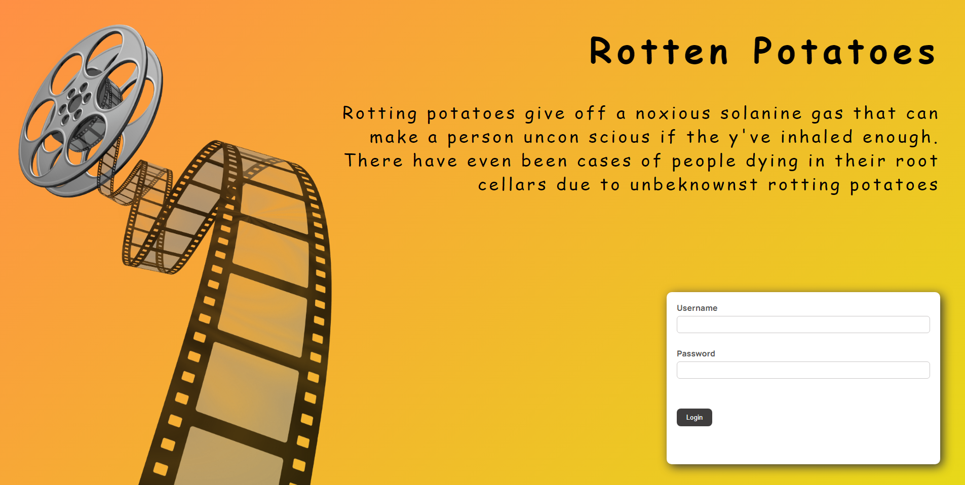 GitHub - kuliashvili/Rotten-Potatoes: Rotten Potatoes is a movie website where you can watch ...