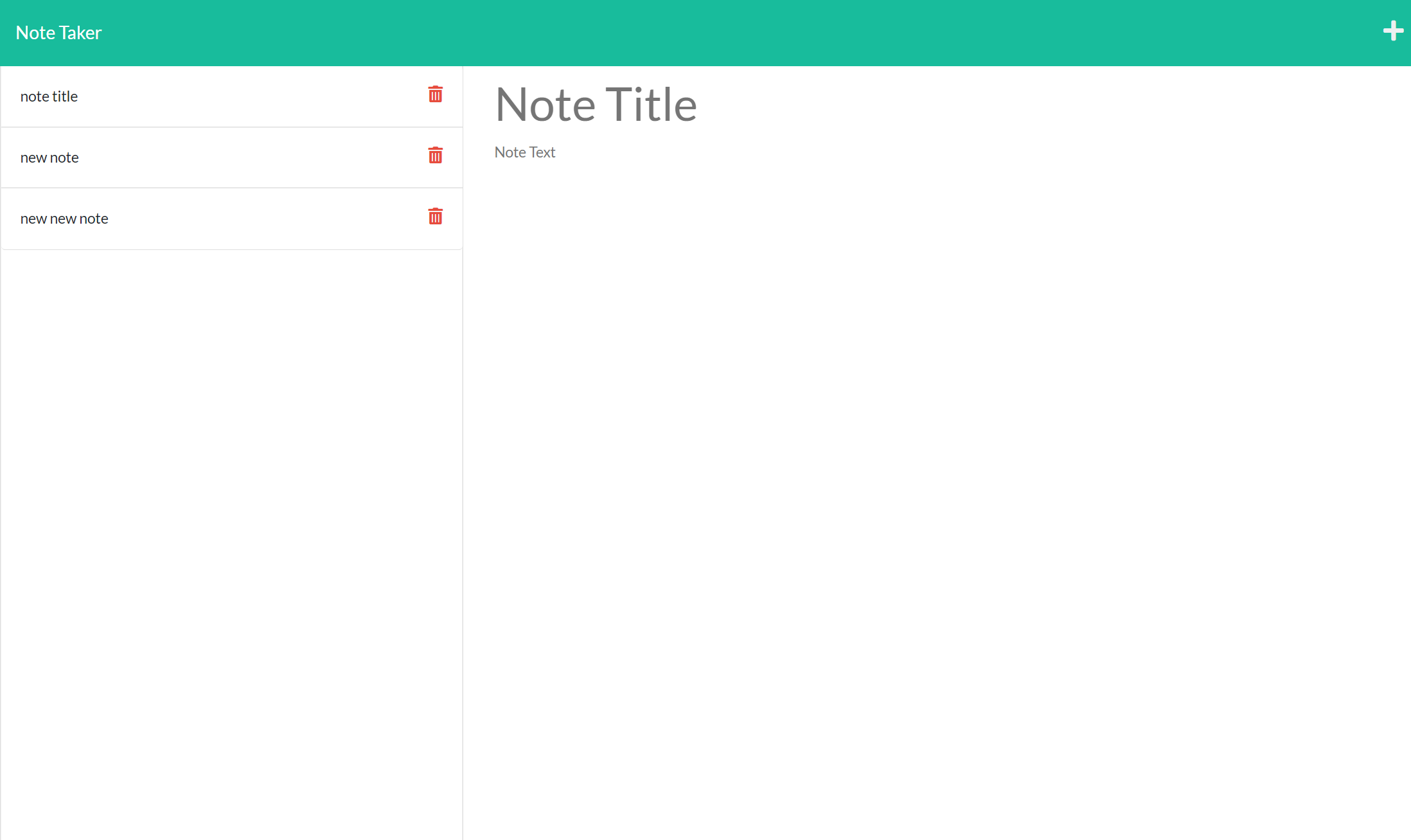 Github Rlizbett 11 Note Taker