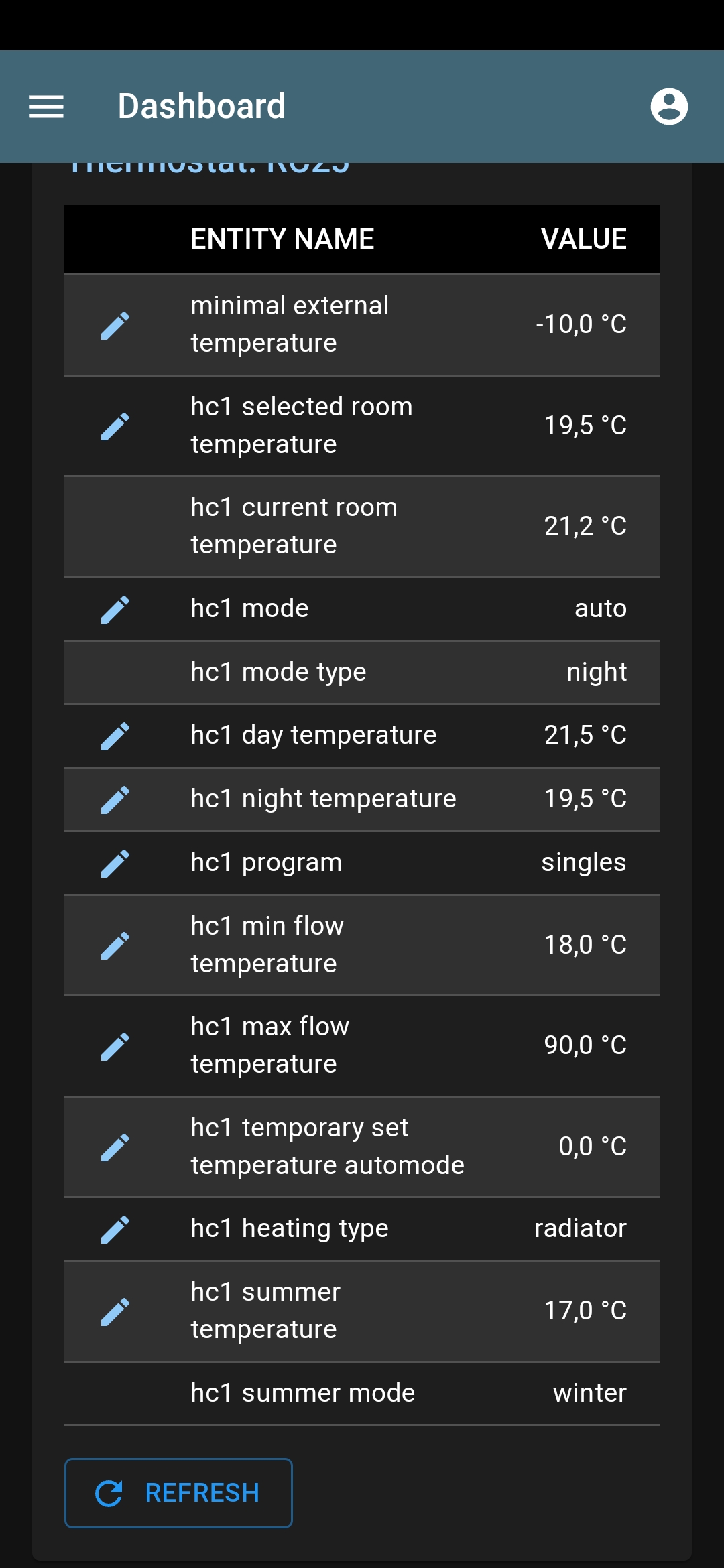 Buderus RC25 - "hc1 mode type" incorrect value · Issue #273 · emsesp/EMS-ESP32 · GitHub