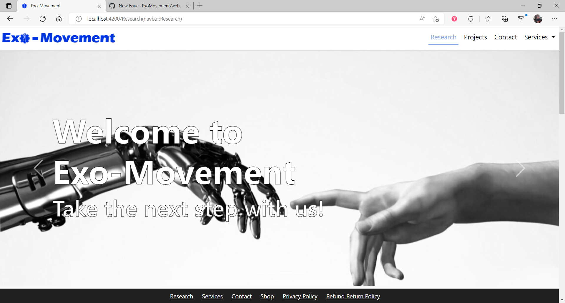 Max Width Of Website · Issue 25 · Exomovementwebsite · Github 