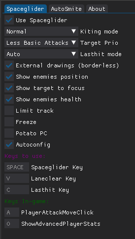 GitHub - vakdev/VakScript: Spaceglider for League of Legends.