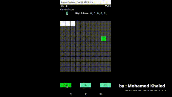 GitHub - mohamedKhalid1/snackGame-app-Flutter: snake game with animation , increase its speed ...