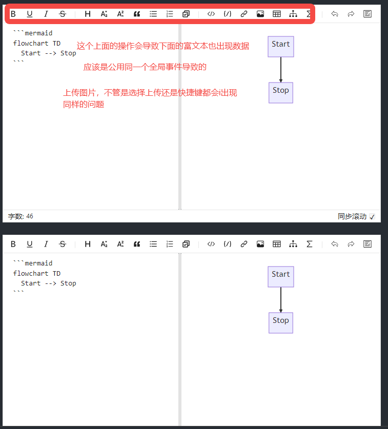 多个富文本输入框会出现数据错乱 · Issue #253 · imzbf/md-editor-v3 · GitHub