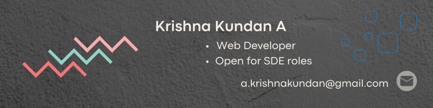 AKrishnaKundan (A KRISHNA KUNDAN) · GitHub