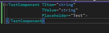 Errors are thrown when specifying type parameter of a component · Issue ...