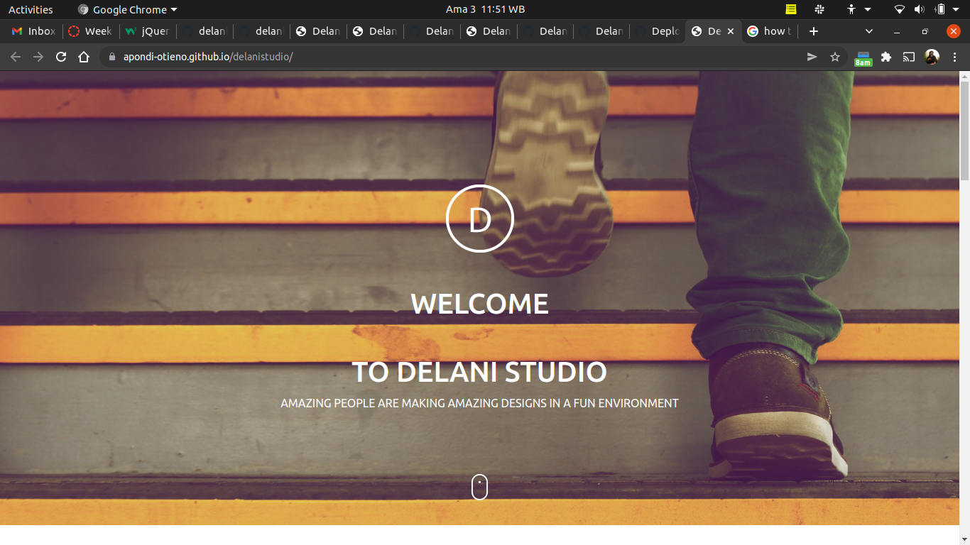 GitHub - Apondi-Otieno/delanistudio: Studio website with a form to take information from the ...