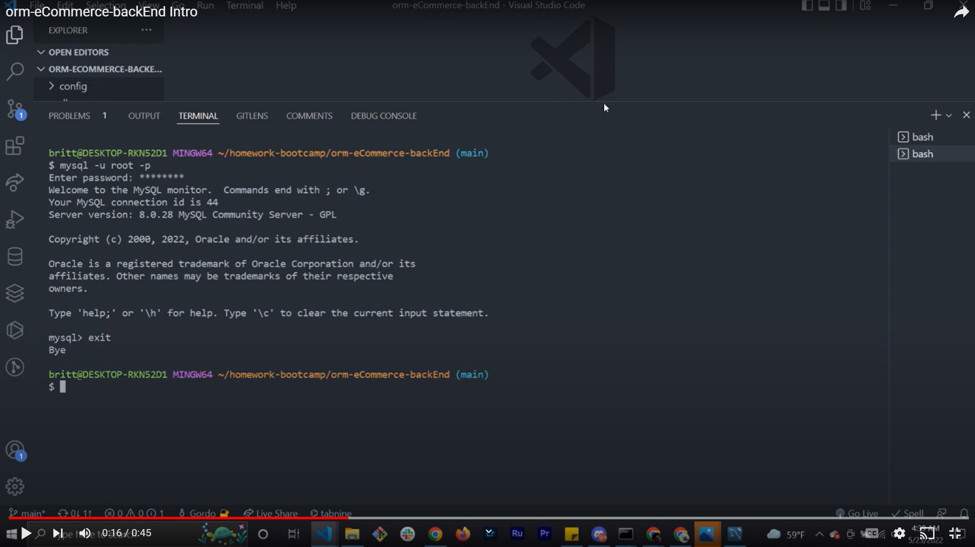 GitHub - grdnd/orm-eCommerce-backEnd