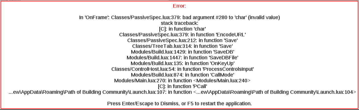 Twin Terrors notable causes error · Issue #3645 · PathOfBuildingCommunity/PathOfBuilding · GitHub