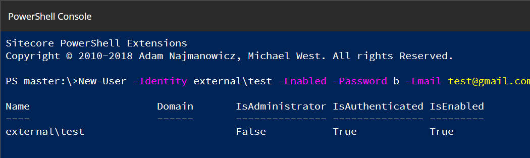 New-User does not validate the existence of domain · Issue #1080 · SitecorePowerShell/Console ...