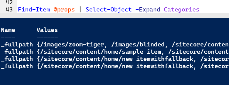 Find-Item : Add support for faceted search · Issue #1174 · SitecorePowerShell/Console · GitHub
