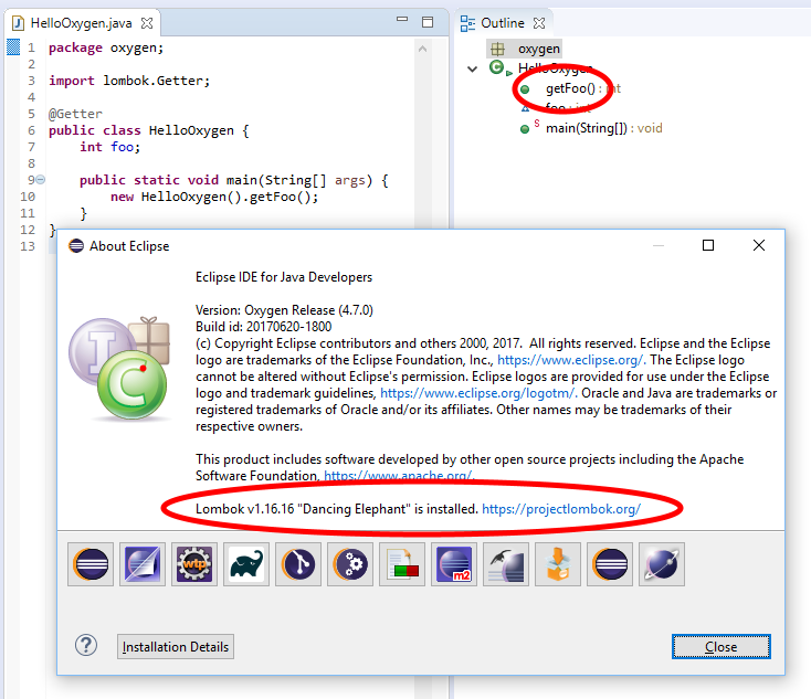 Not Working In Eclipse Oxygen · Issue #1427 · projectlombok/lombok · GitHub