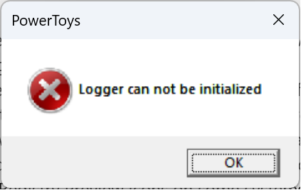 Error after install · Issue #26516 · microsoft/PowerToys · GitHub