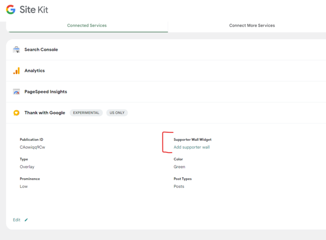 Add more info as to what the 'Supporter wall' is in Settings · Issue #5756 · google/site-kit-wp ...