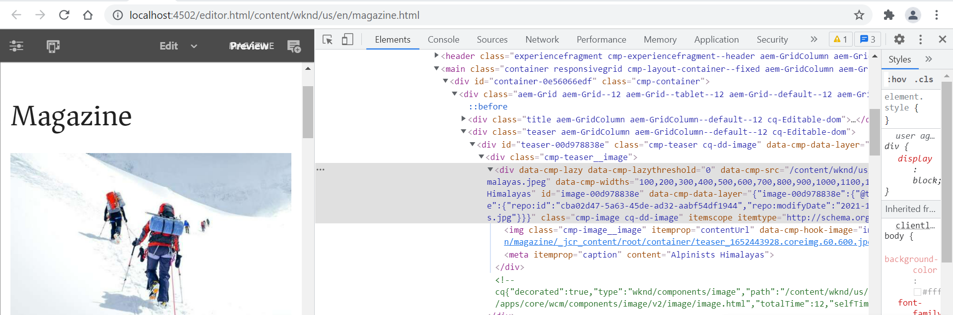 [Teaser] Image src not getting updated in teaser component · Issue ...