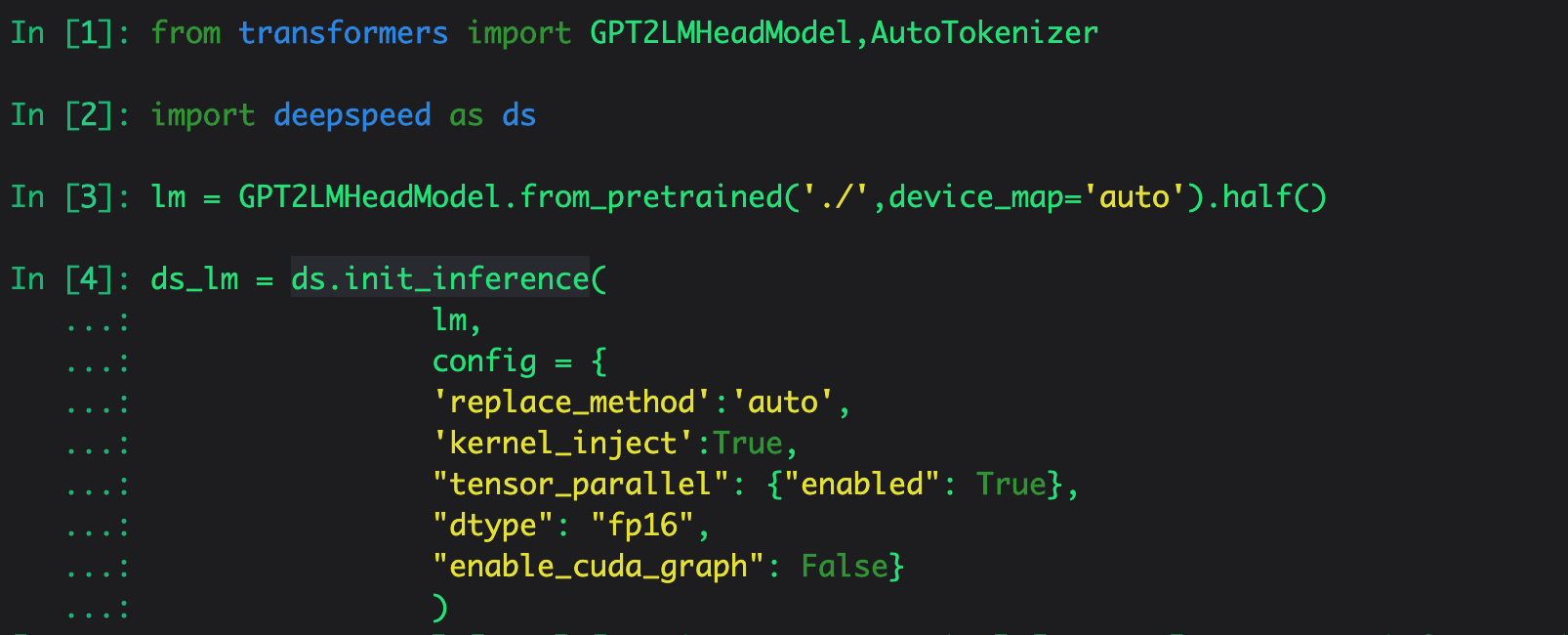 [BUG] DeepSpeed does not improve the inference · Issue #2606 · deepspeedai/DeepSpeed · GitHub