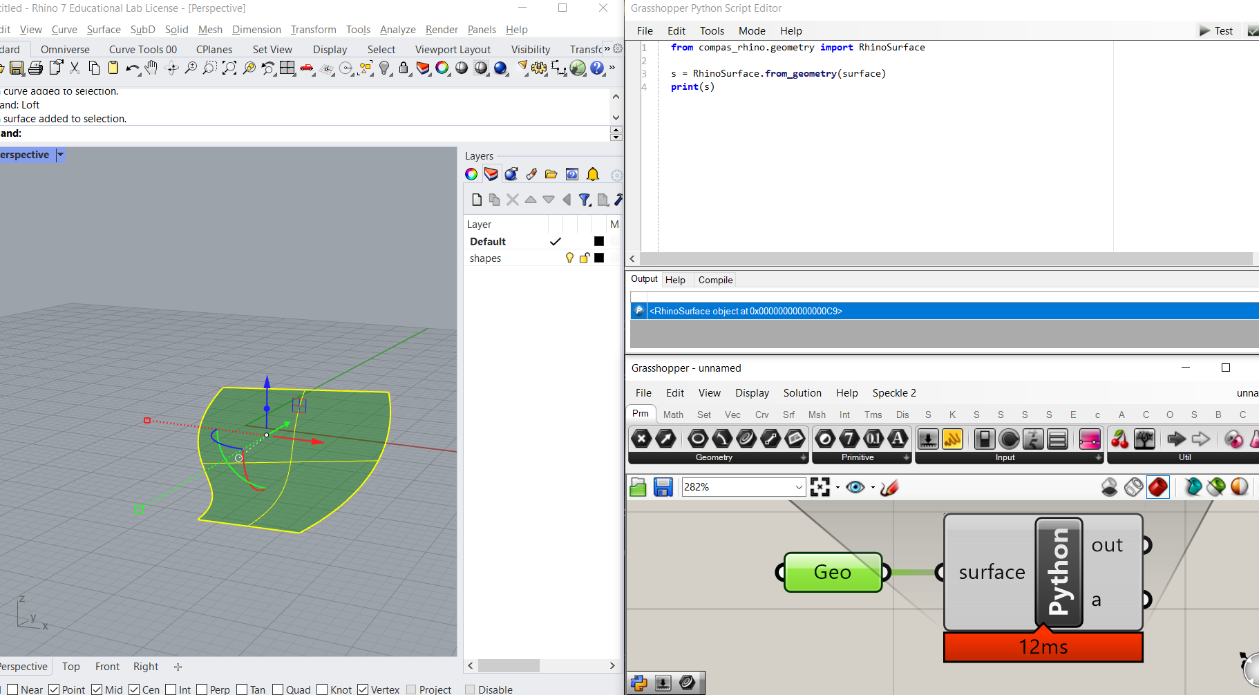 RhinoSurface.from_guid doesn't work · Issue #1039 · compas-dev/compas ...