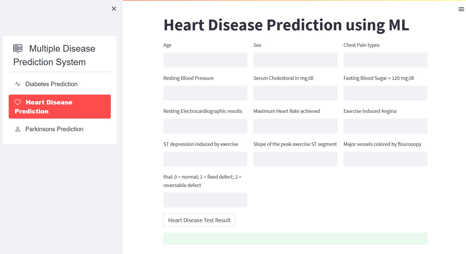 Github Samudraban Diseaseprediction