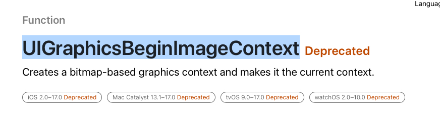UIGraphicsBeginImageContext Deprecated · Issue #984 · ibireme/YYText · GitHub