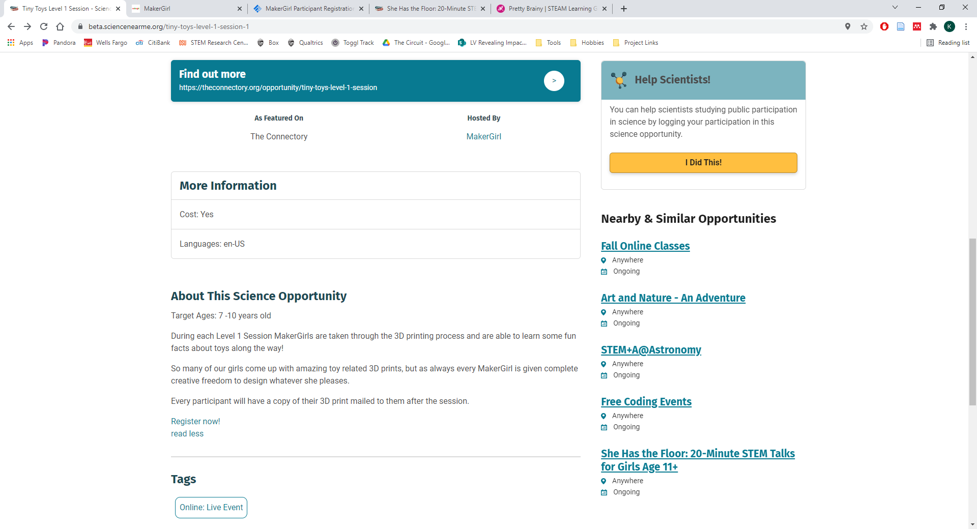Some clicked links open new tab, some don't · Issue #84 · SciStarter/Circuit · GitHub