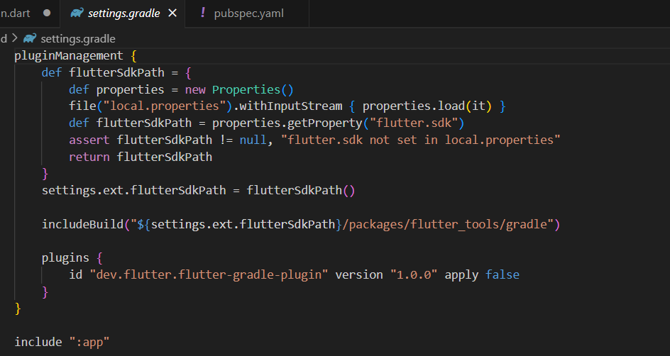 (FlutterSplashPackageError) Execution failed for task ':flutter_native ...
