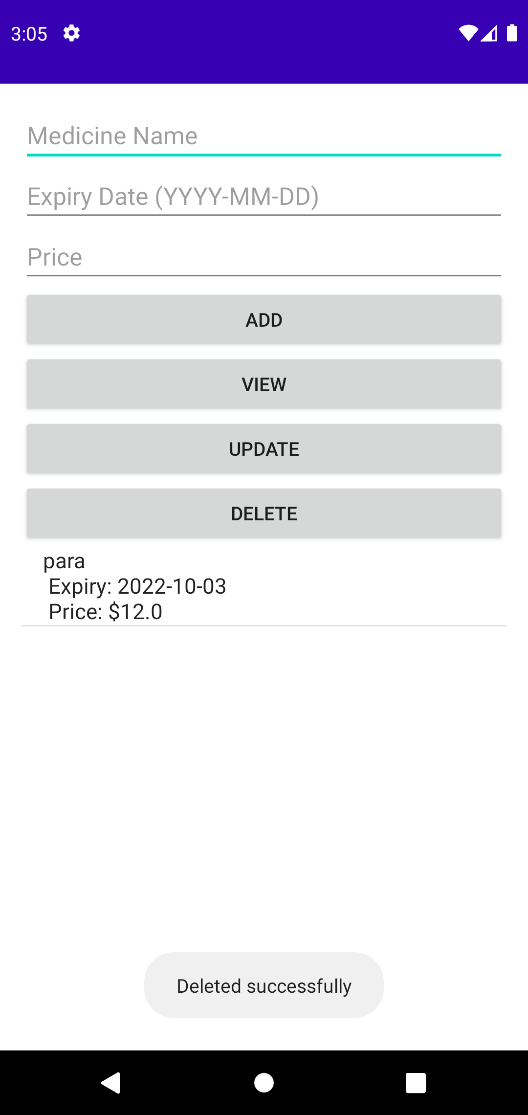 GitHub - abishekkanna47/MedicineStock: A simple android app to ...
