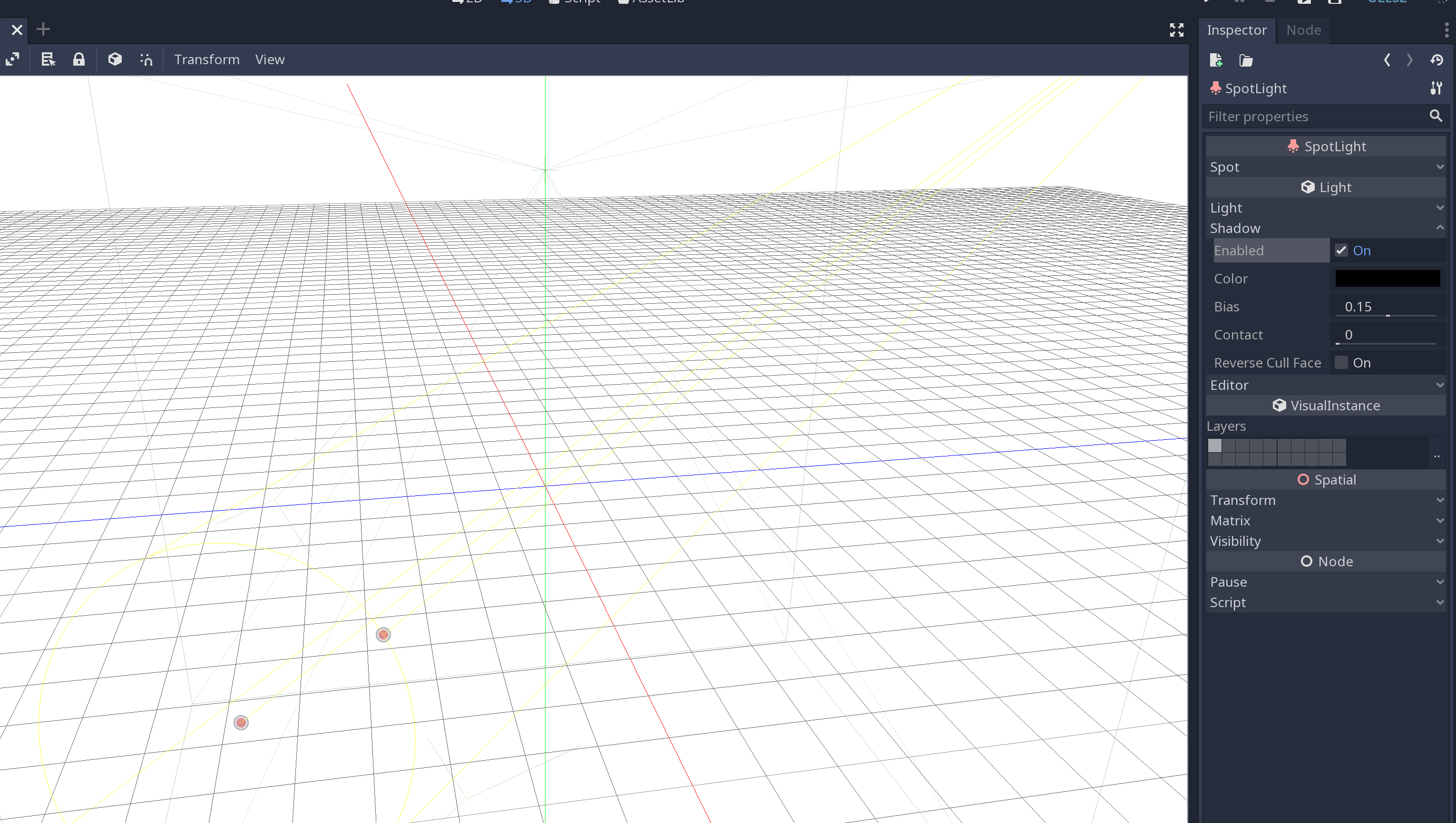 Incorrect Rendering Of Spotlight Shadows On Gles2 · Issue 23268 · Godotengine Godot · Github
