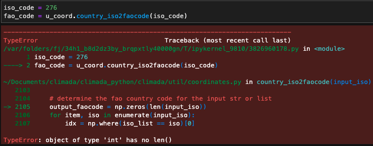Conversion of ISO numeric-3 codes to FAO country code does not work for ...