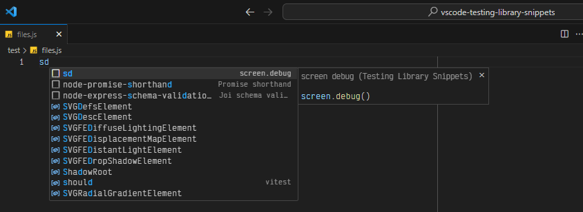 when clause doesn't work with snippets extensions · Issue #190475 ...
