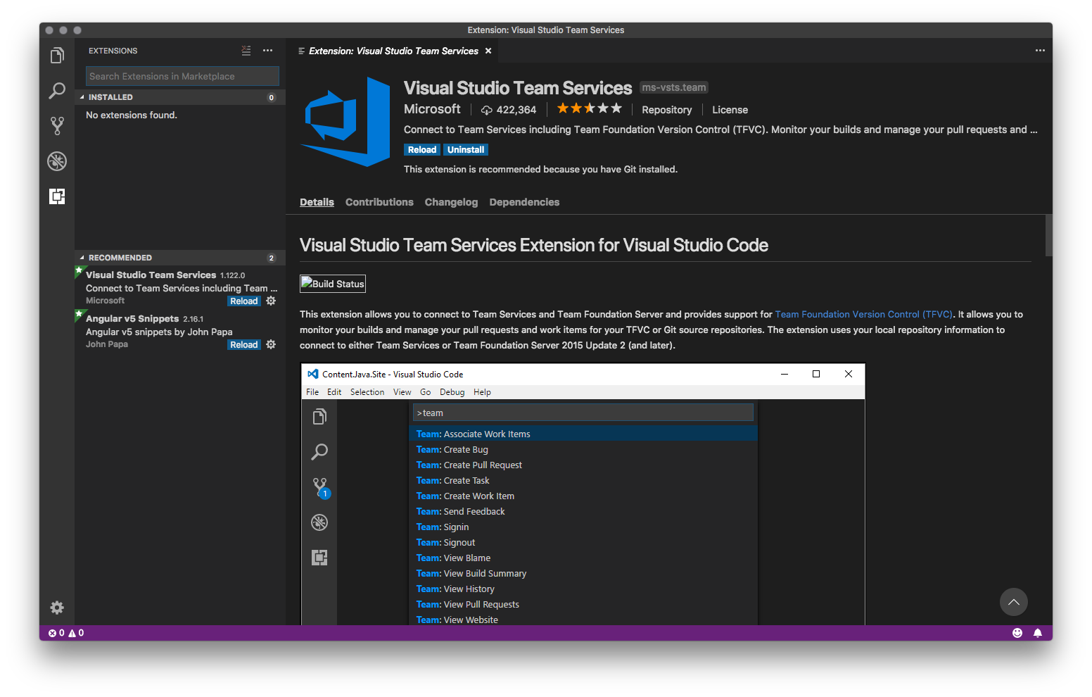 Can't see installed extensiones · Issue #47200 · microsoft/vscode · GitHub