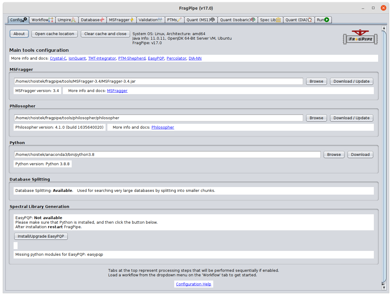 nonspecific peptidome search issue - likely related to python · Issue #522 · Nesvilab/FragPipe ...