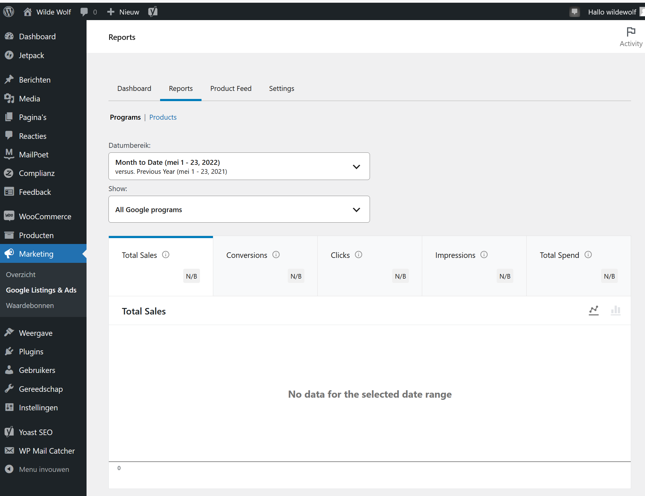 PHP Error: ShoppingPerformanceView not found · Issue #1519 · woocommerce/google-listings-and-ads ...