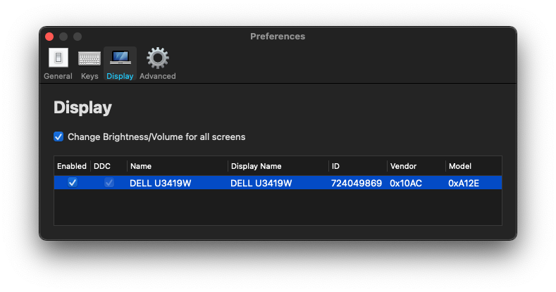 Volume up/down keys don't change monitor (DELL U3419W) volume on latest ...