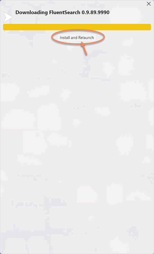 Does not update – Install and Relaunch not working · Issue #339 · adirh3/Fluent-Search · GitHub