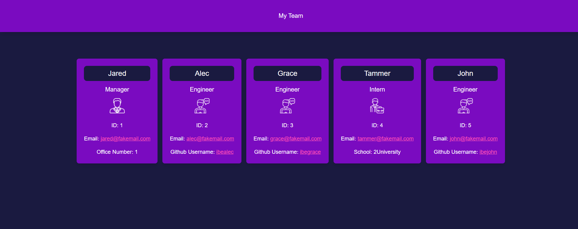 GitHub - GrantRT/Team-Profile-Generator: A Node.js command-line application that takes in ...
