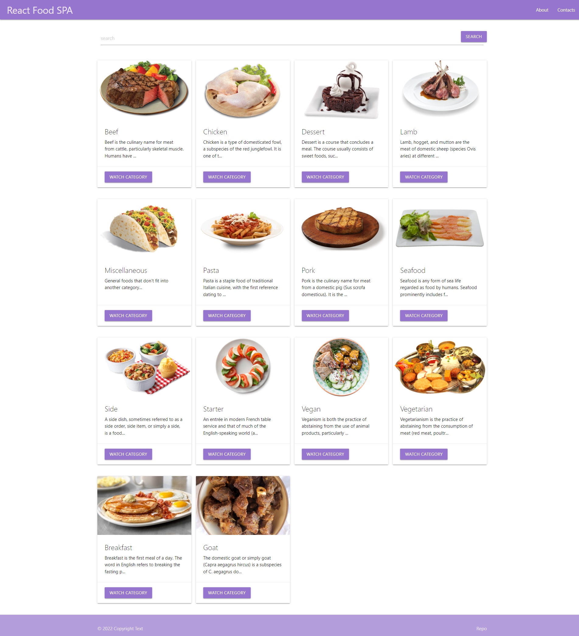 GitHub - Esde4th/react-food-SPA